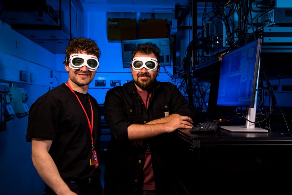 New laser system delivers first experiment